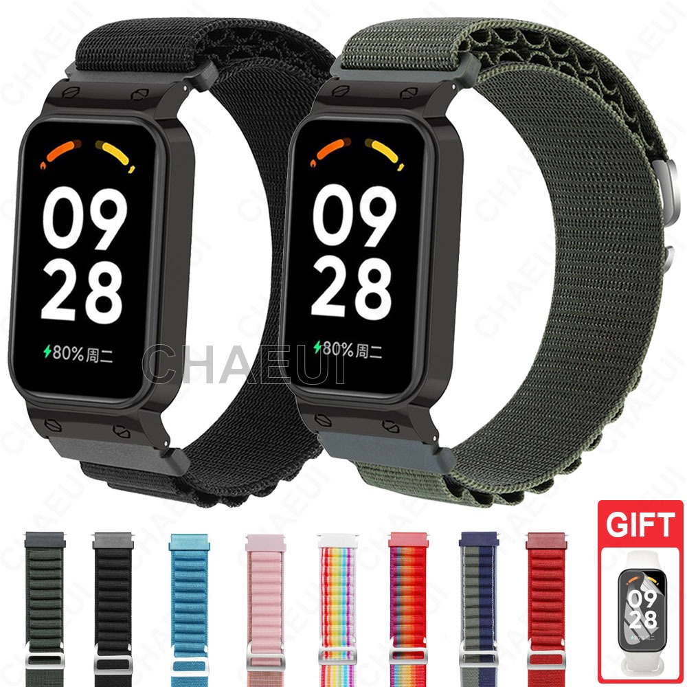 Nylon Strap with Case Bracelet Accessories Band for Redmi Smart Band 2 ...