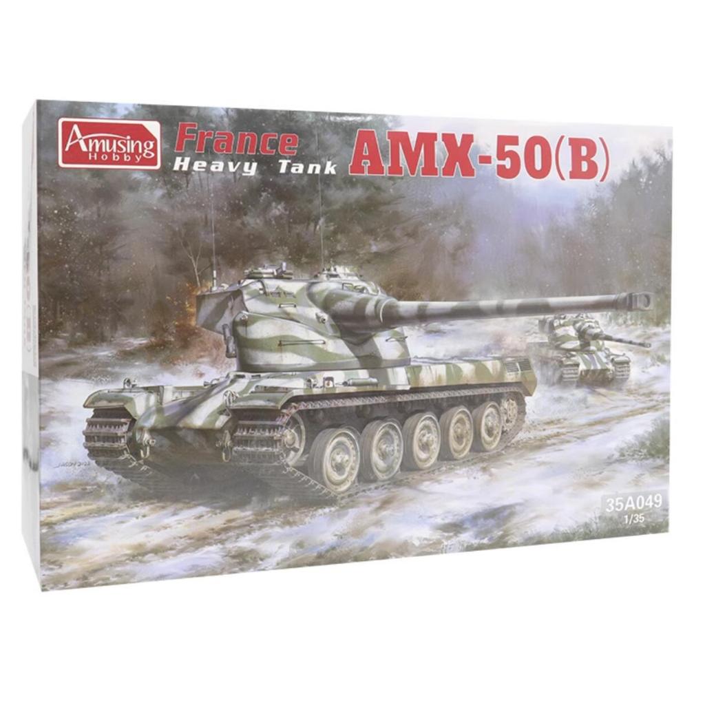 Amusing Hobby 35A049 1/35 France AMX-50B Heavy Tank model kit | Shopee ...