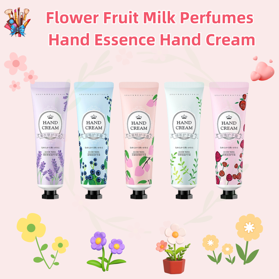 Flower Fruit Milk Perfumes Hand Essence Hand Cream Handcream ...