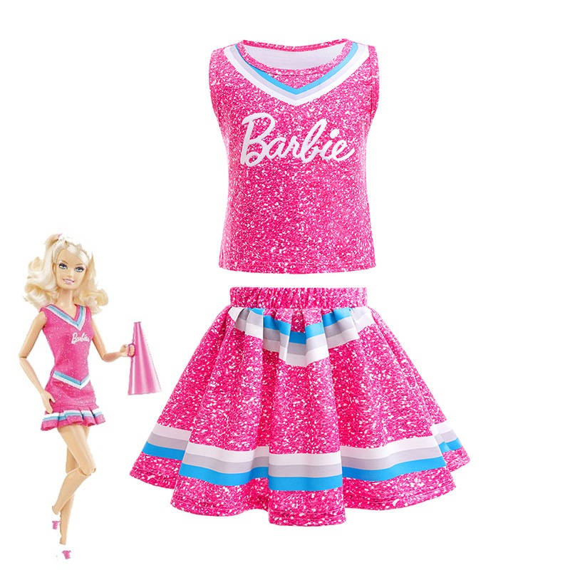 Barbie Princess Barbie Dress Set Girl Barbie Set Festival Two Piece Set ...