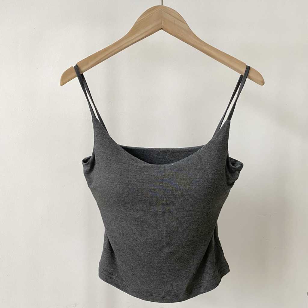 Women's Camisole Push-up Tank Tops Cotton Vest With Pads Sexy ...