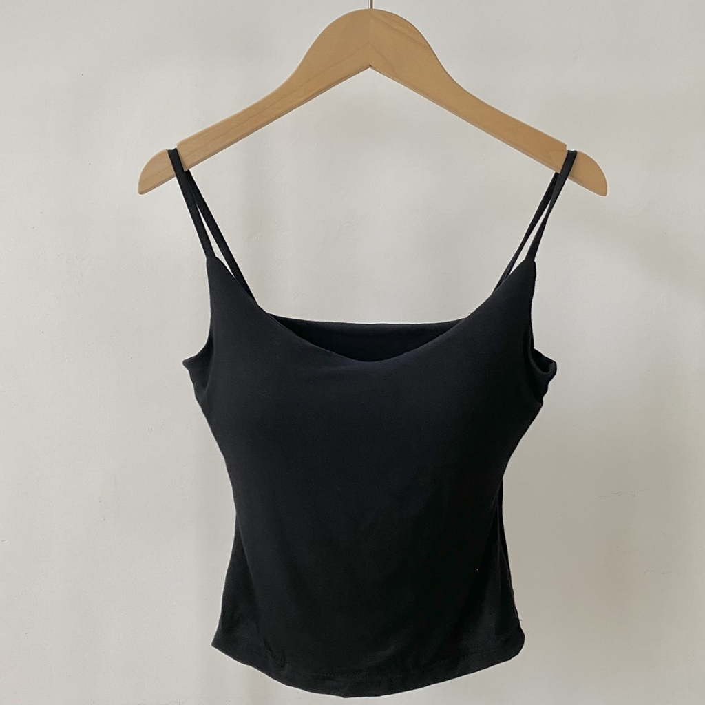 Women's Camisole Push-up Tank Tops Cotton Vest With Pads Sexy ...