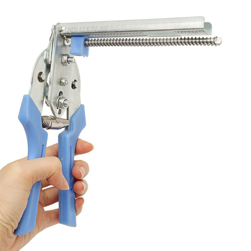 Hog Ring Plier Tool and 600pcs M Clips Staples Chicken Mesh Cage Wire ...