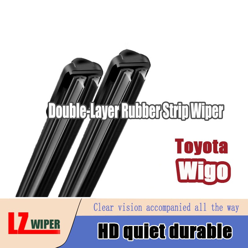 Toyota Wigo Wiper Blade Set (Front/Rear) for All Year Model Vigo Car ...
