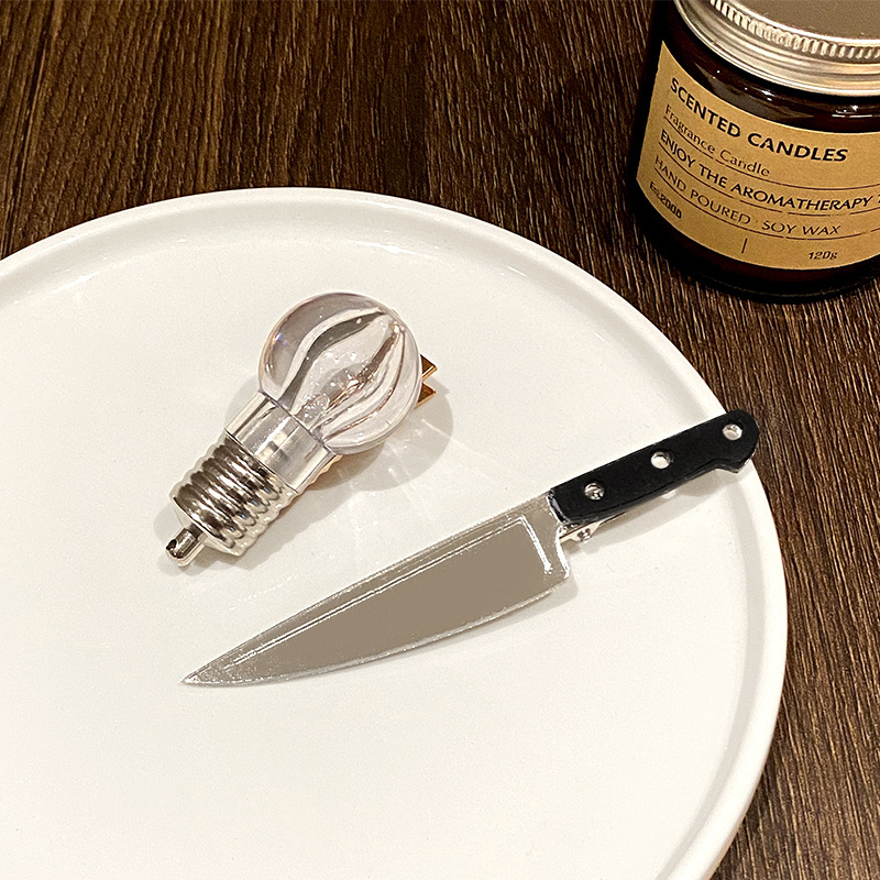 Funny and creative punk simulation blade hairpin hot girl sweet and ...