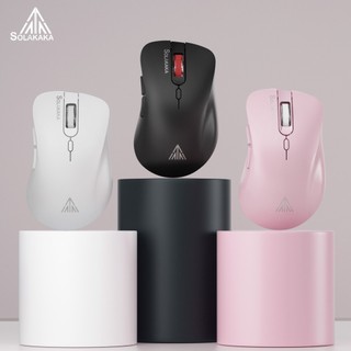 SOLAKAKA SM66 Wireless Mouse Bluetooth/2.4G 400mAh Battery With 6-speed ...