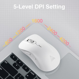 SOLAKAKA SM66 Wireless Mouse Bluetooth/2.4G 400mAh Battery With 6-speed ...