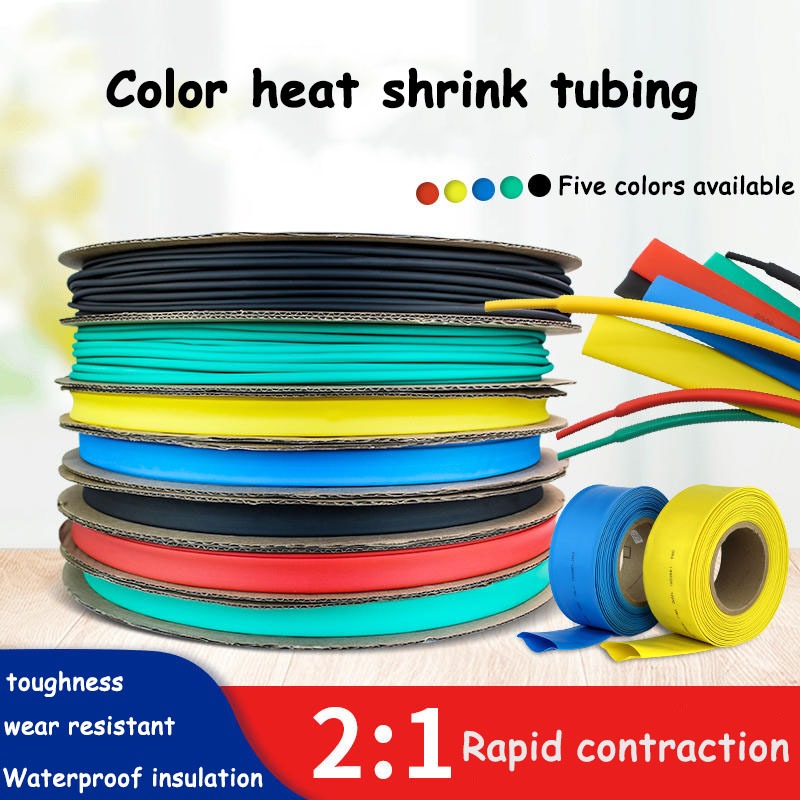 10m Heat Shrink Tubing Insulation Shrinkable Tube 2:1 Wire Cable Sleeve ...