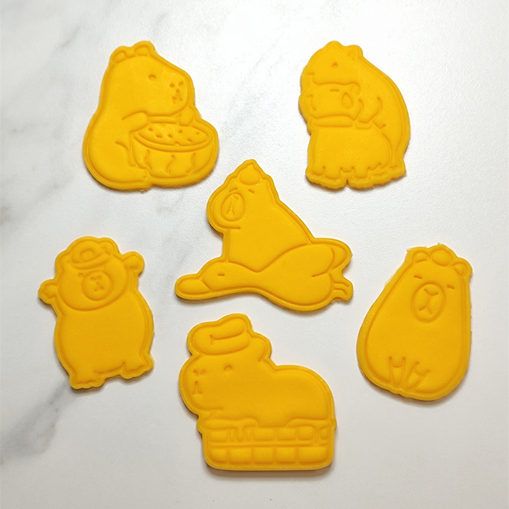 Kabibella Capybara Cute Cute Cartoon Biscuits Icing Cookies Biscuits ...