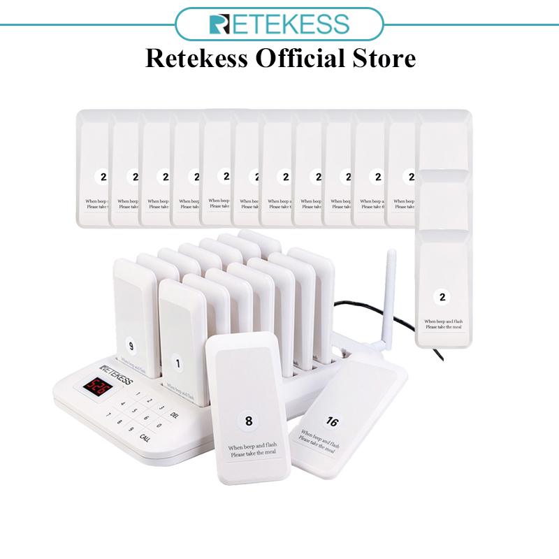 Retekess TD157 Restaurant Pager Calling System | Shopee Philippines