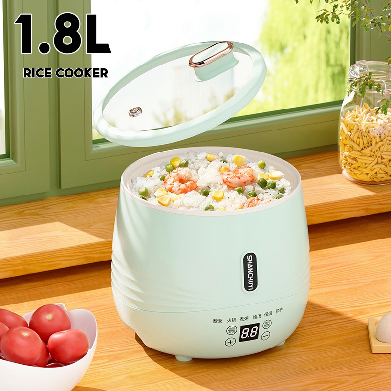 1.8L Mini Rice Cooker Home Multifunctional Electric Rice Cooker Non ...
