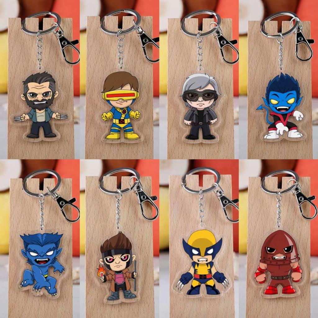 Movie Merchandise X-Men Acrylic Keychain Wolverine Beast Transparent ...