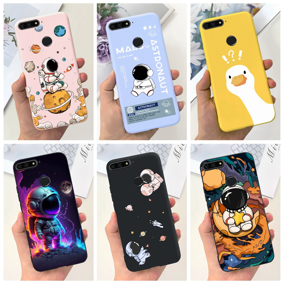 Huawei Y6 Prime (2018) ATU-L42 / Y6 (2018) ATU-L22 Cute Astronaut Duck ...