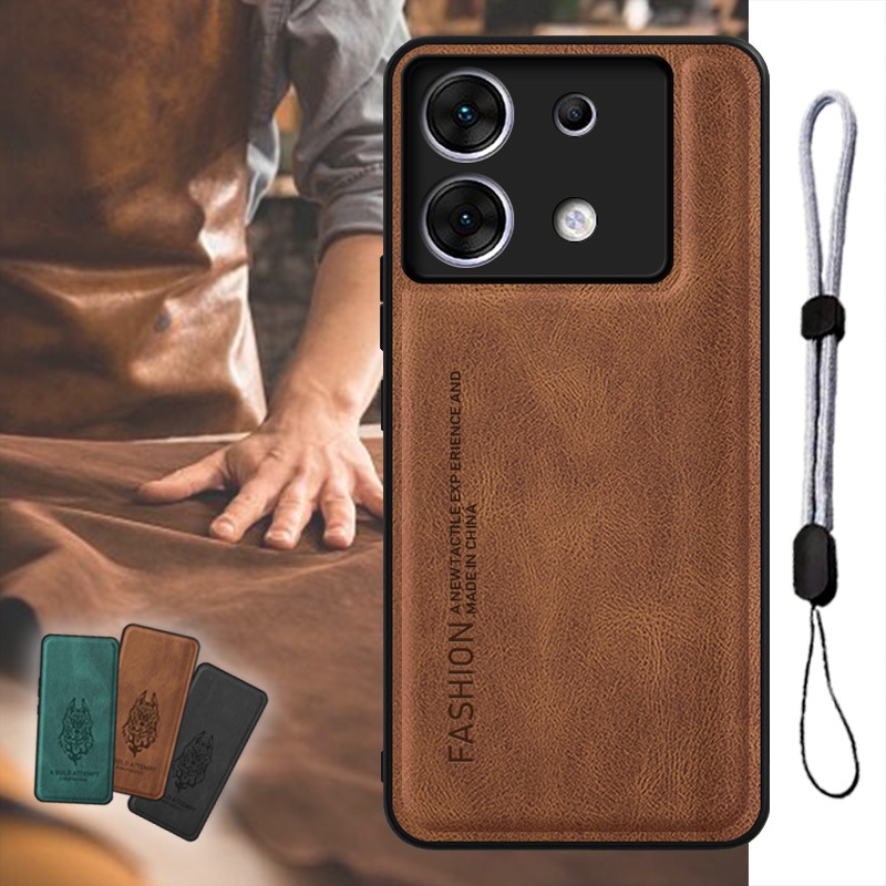 For Infinix Zero 30 5G X6731 Luxury Leather Case with Adjustable Mobile ...