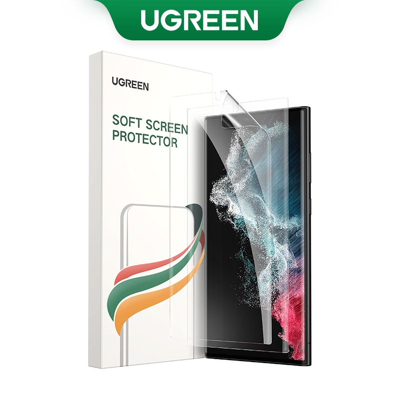 UGREEN 2PCS Screen Protector For Samsung Galaxy S22 Ultra Full Cover ...