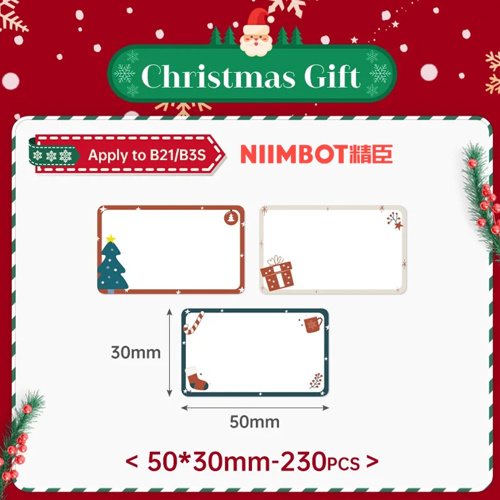 NIIMBOT B21/B1/B203/B3S label printing paper 50x30mm 230pcs self ...