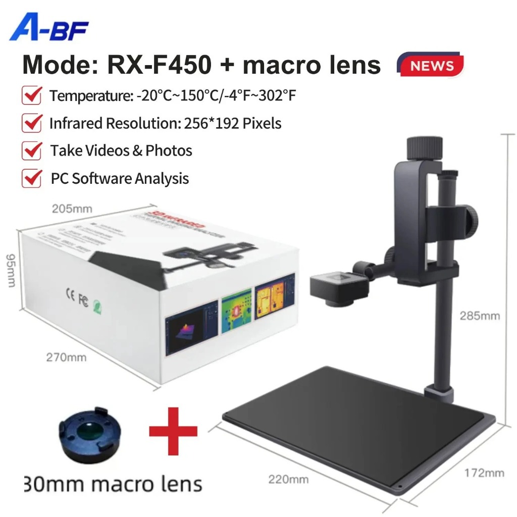 A-BF RX-F500/Qianli Thermal Imager Analyzer 256*192 PCB Circuit Board ...