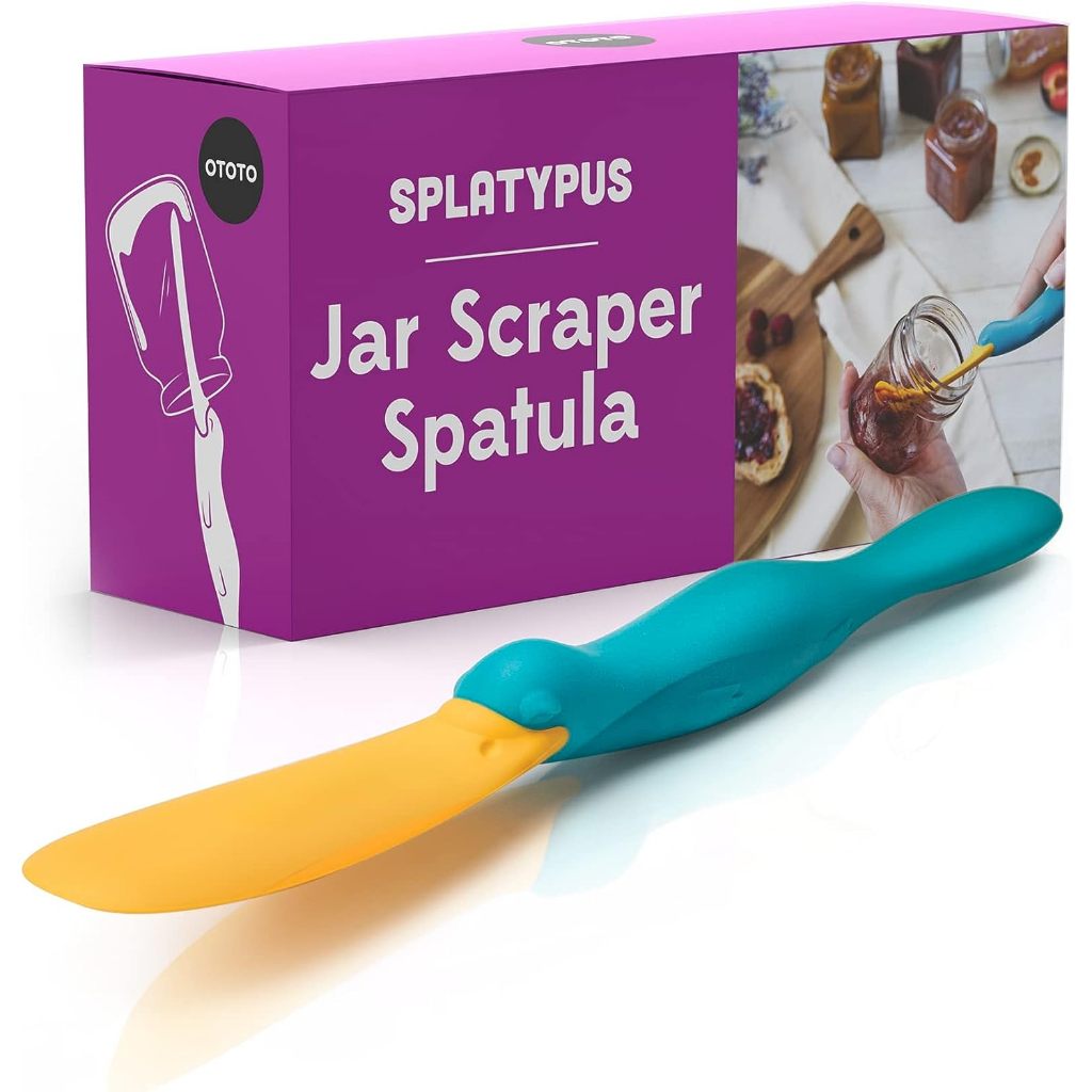 Kitchen Spatula Splatypus, Silicone Cake Spatula for Cooking Scooping ...