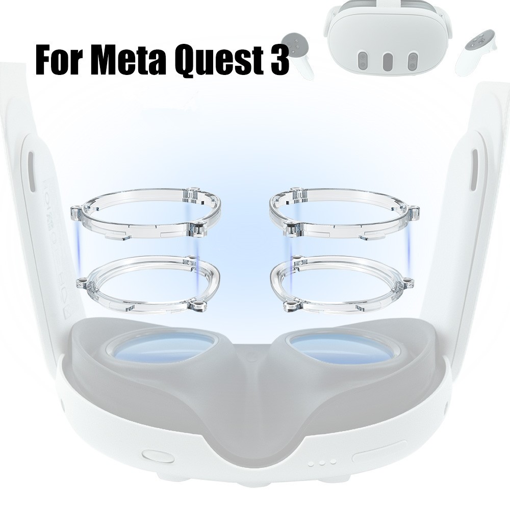 Light Frame Bumper for Meta quest 3 VR Headset Glasses Magnetic ...