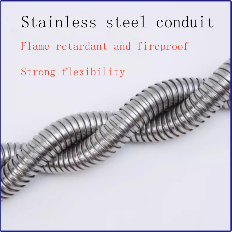 304 stainless steel metal threading hose, wire and cable monitoring ...