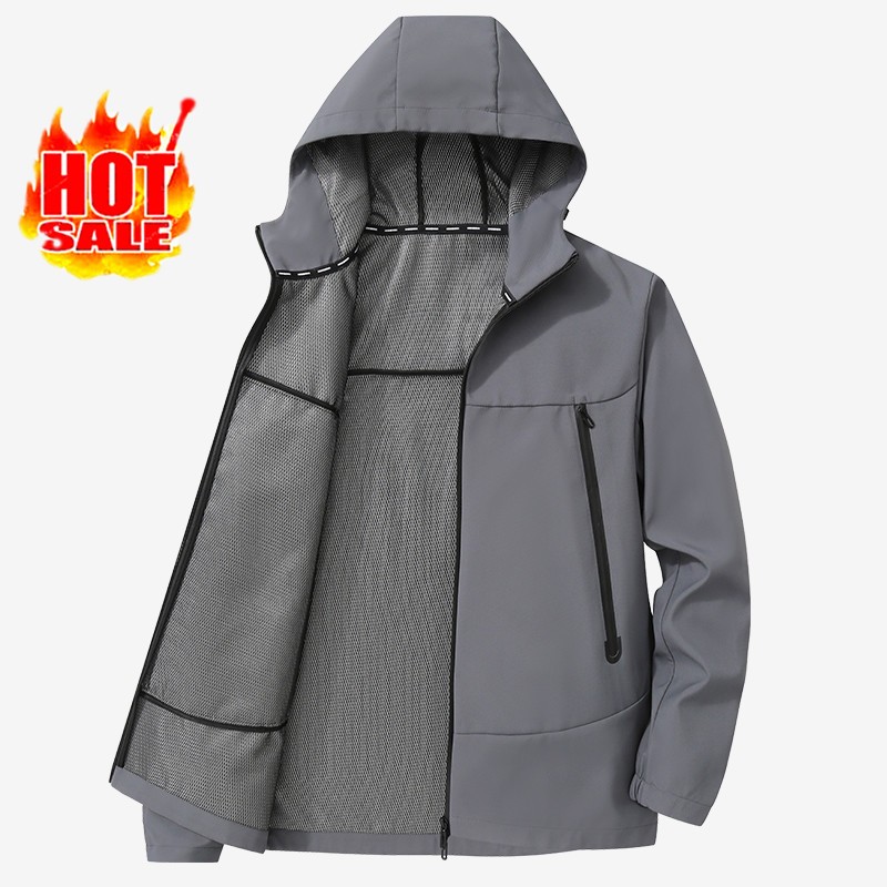 New!! Fashion Hooded Jacket Outdoor Hiking Windbreaker Waterproof ...