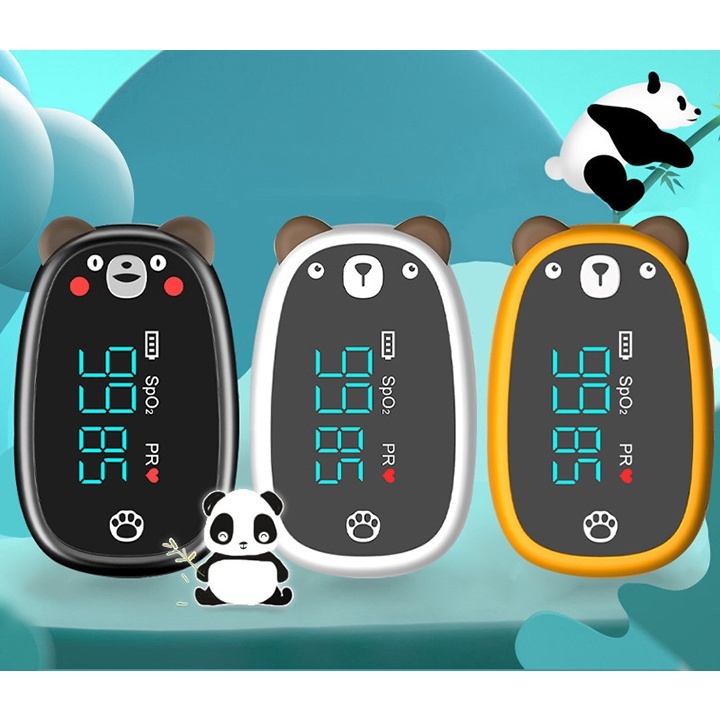 Medical Pulse Oximeter on the Finger Clip Heart Rate Monitor For Kids ...