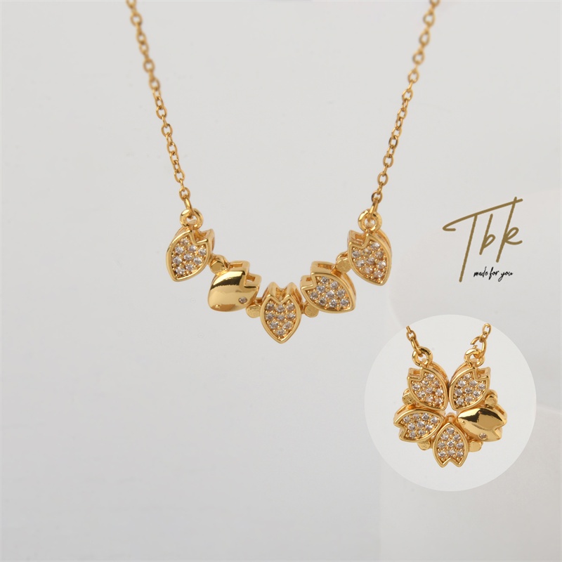 TBK Twofer 18k Gold Tomomi Pendant Necklace Accessories Jewelry For ...