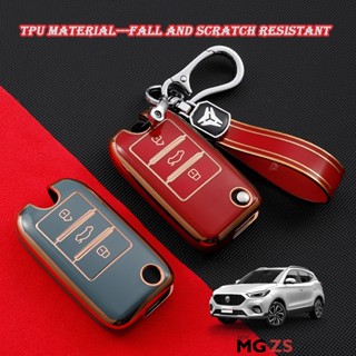 Car fold Key Cover For MG MG3 ZS EV MG4 MG5 MG6 MG HS EP key case key ...