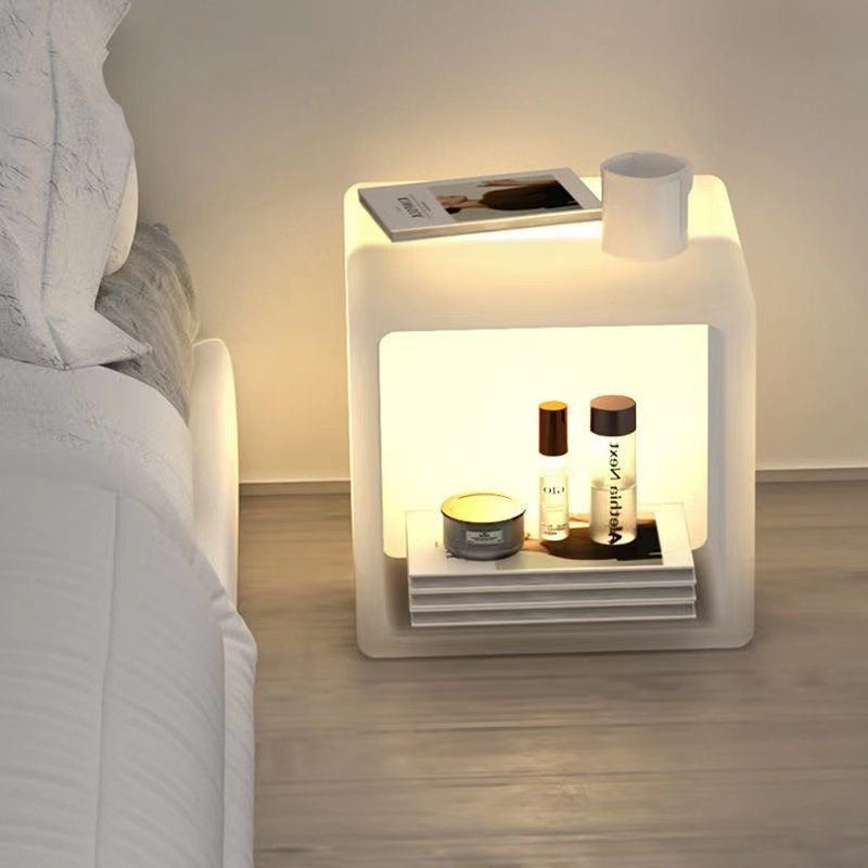 One Art Bedside Table Influencer Bedroom Living Room Luminous led Cube ...
