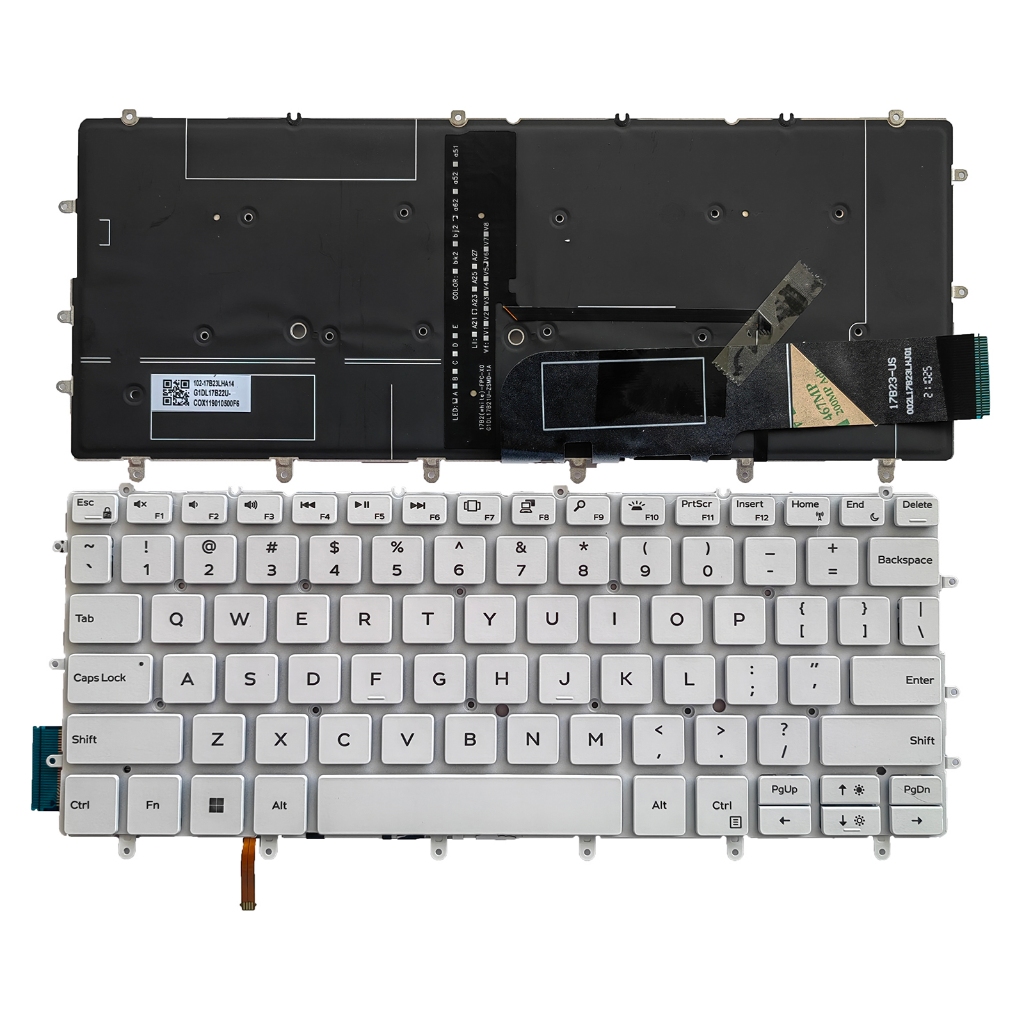 New For DELL XPS 13 9380 9370 9305 7390 P82G Laptop US English Keyboard ...