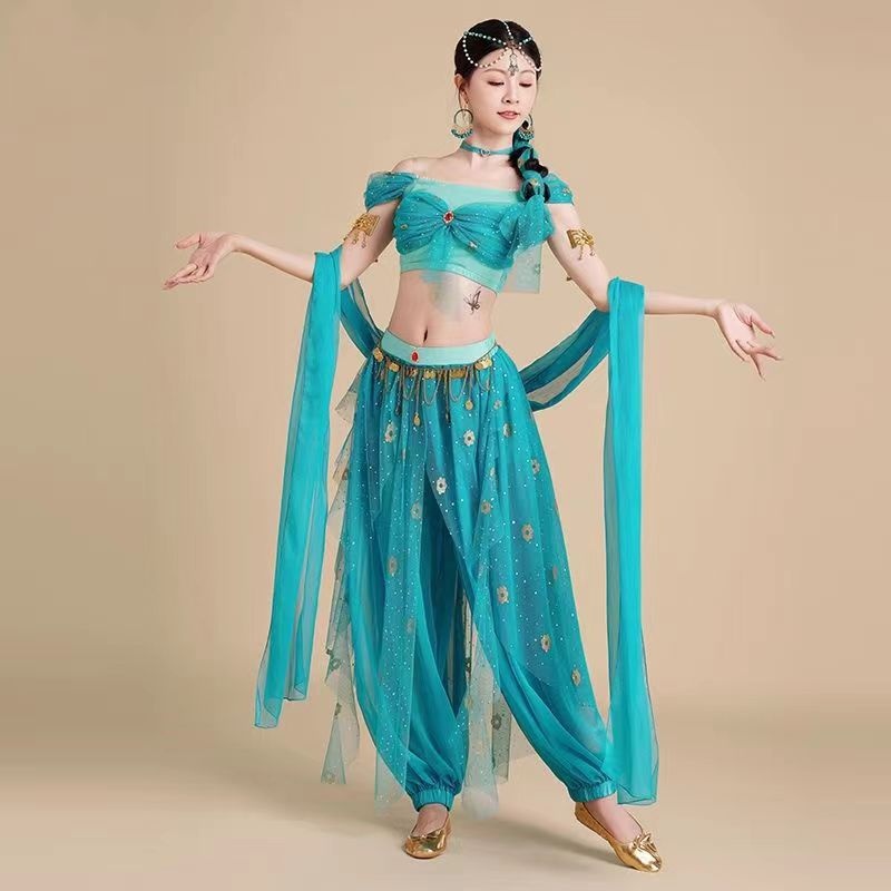 Halloween Costume Aladdin Princess Jasmine Adult cosplay Costume Exotic ...