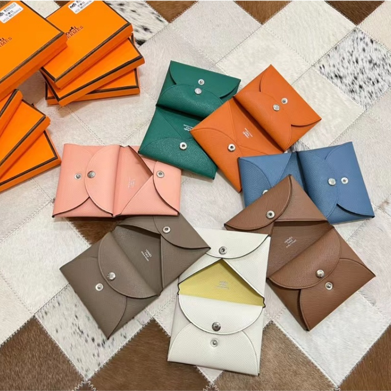 Herm*s new card bag Men's and women's fashion coin wallet (with box ...