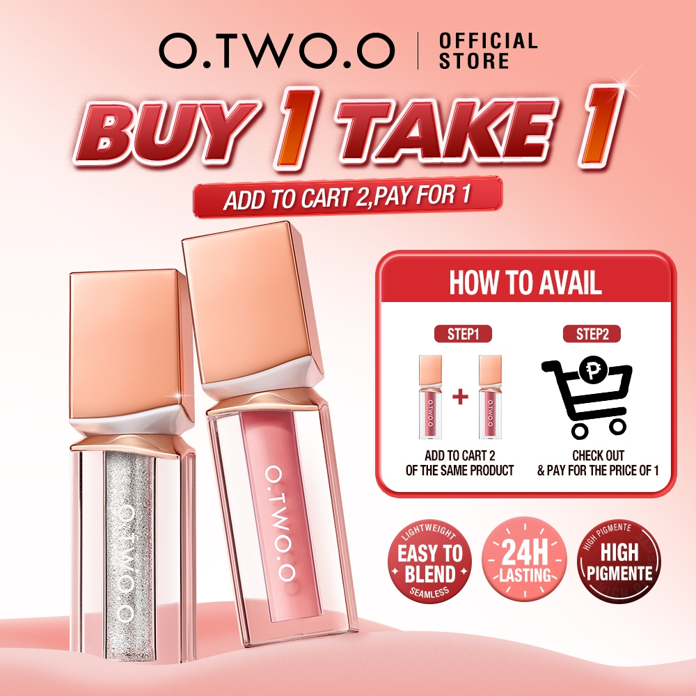O.TWO.O Liquid Eyeshadow Shine Velvety Smooth Creamy Easy To Apply Eye ...