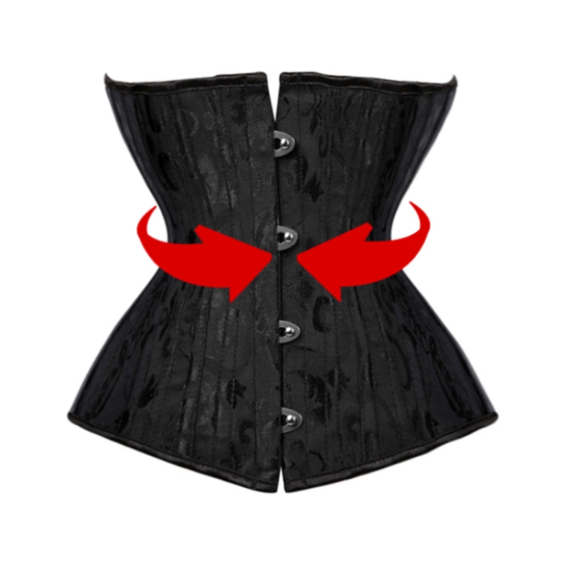 Wechery 24 Steel Bone Waist Trainer Corset Slimming Waist Trimmer