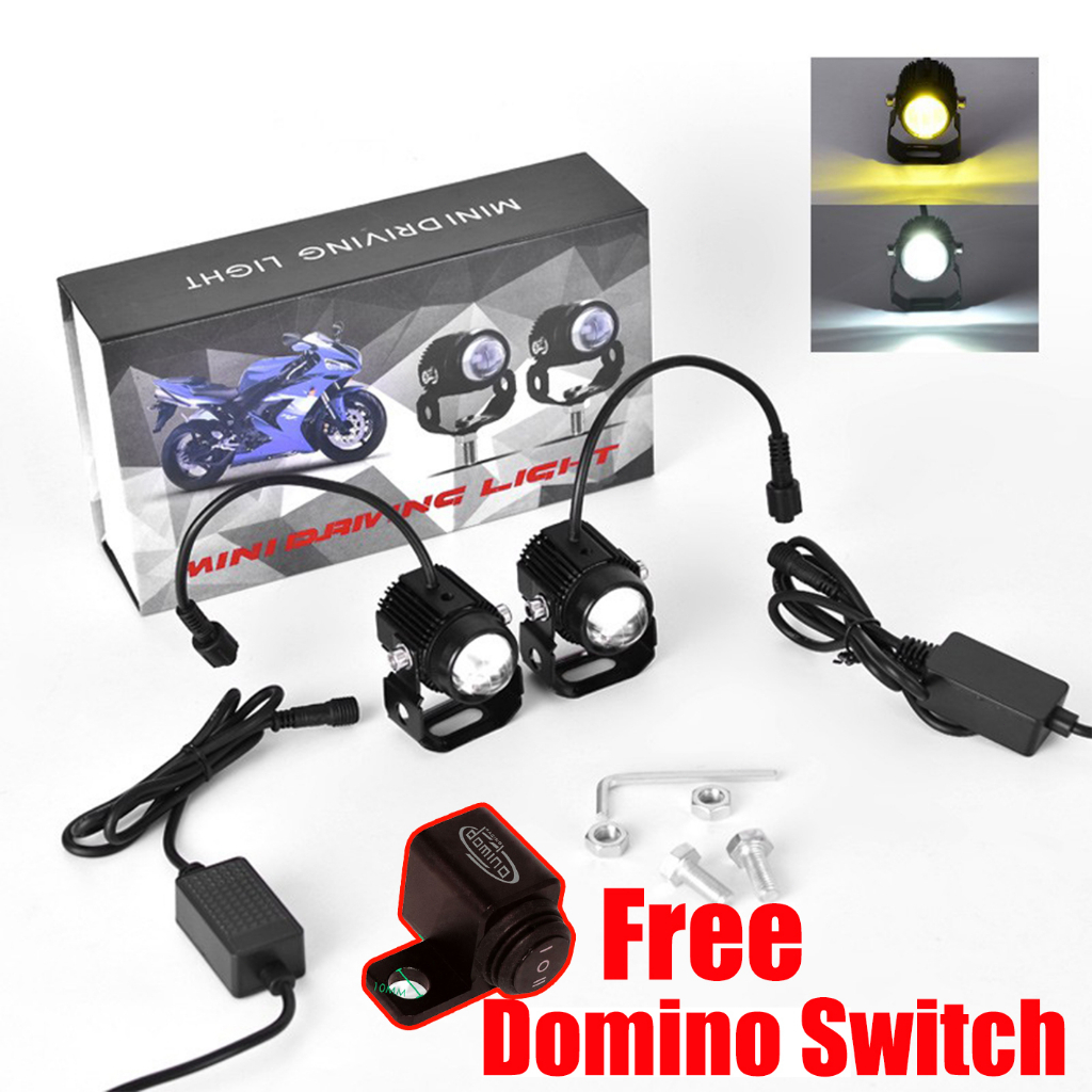 【Domino Switch】*New batch * 20w 1 pair of LED mini motorcycle lights ...