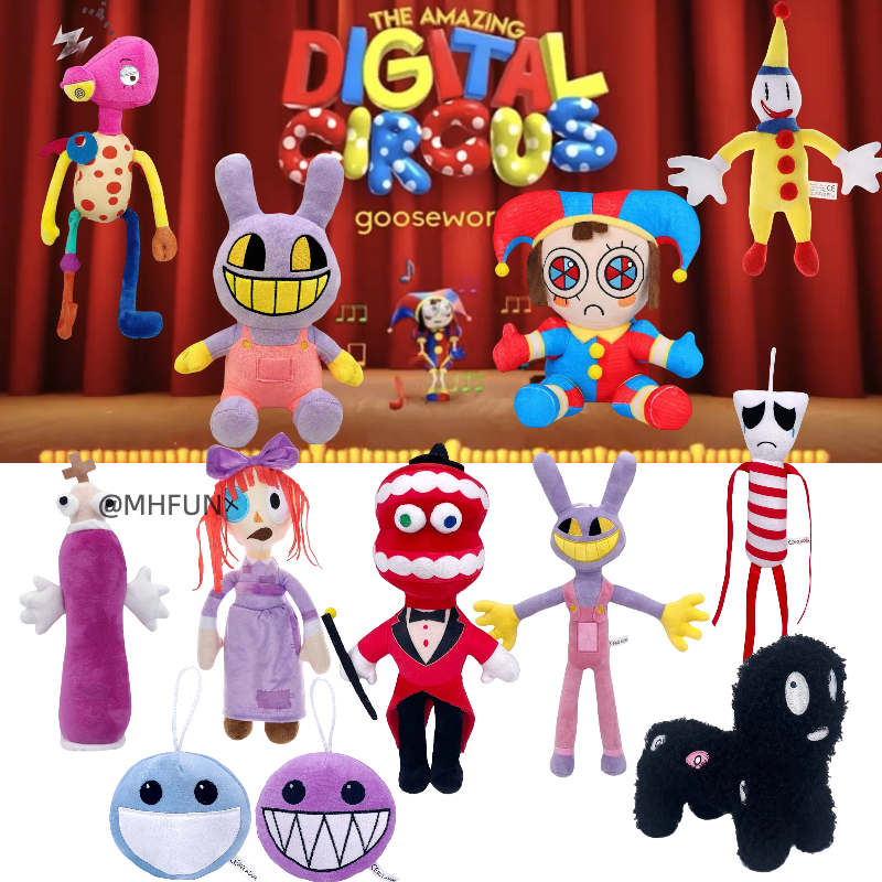 THE AMAZING DIGITAL CIRCUS Pomni Zooble Jax Caine Ragatha kinger Pitch plush toy christmas gift ...
