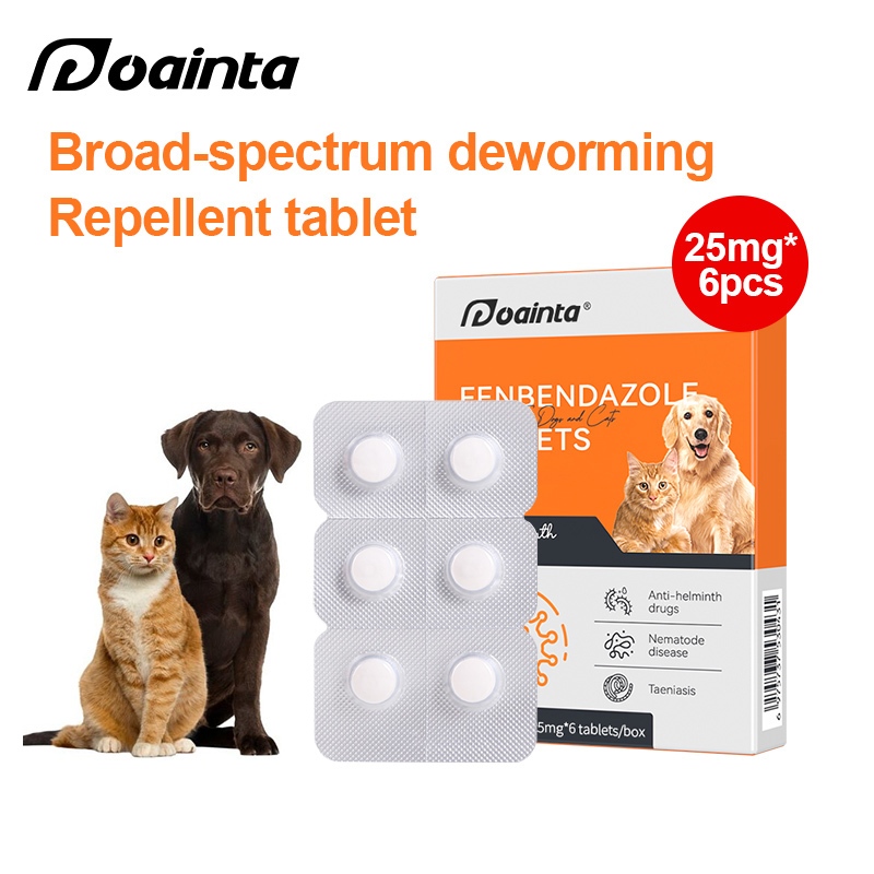 Puainta Anti Tick and Flea for Dogs and Cats Dewormer Dog Cat Detick ...