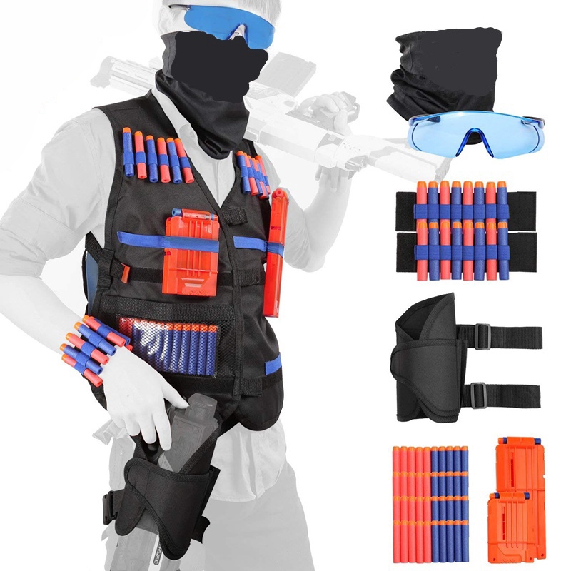 A0417 Children's Tactical Vest NERF Equipment Gun Attack Elite Series ...