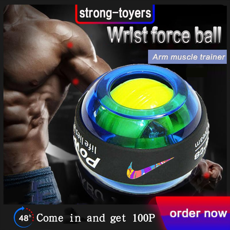 BUY1TAKE1 LED Wrist Power Hand Ball Hand Muscle Force Trainer LED Wrist ...