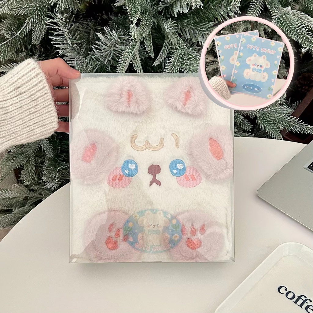 A5 Kawaii plush Bear Binder DIY Photocards Kpop Idol Album Collect Book ...