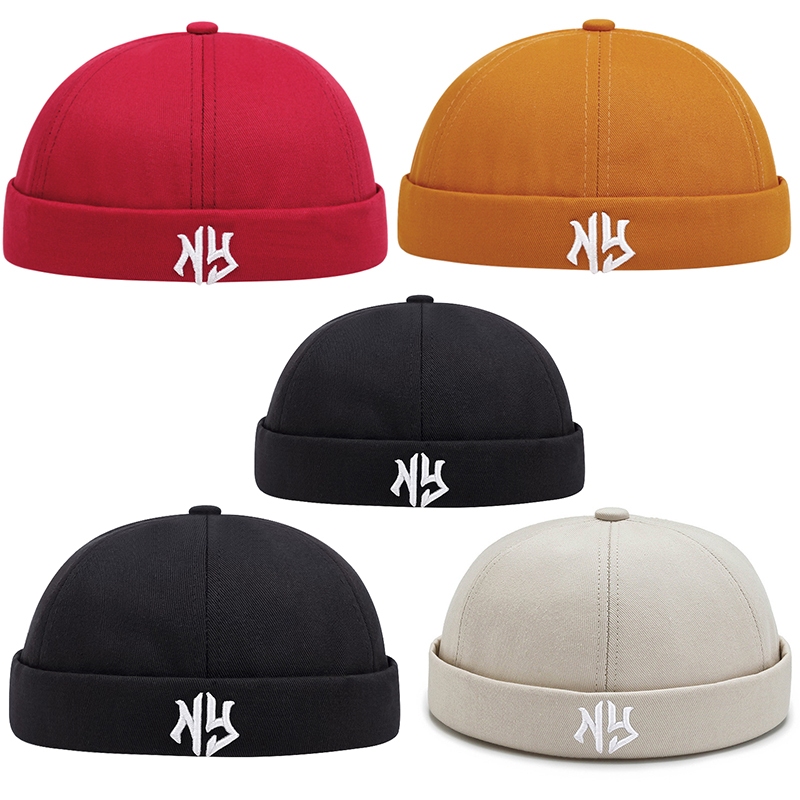 Fashion embroidery brimless cap for men cotton high quality Hip Hop ...