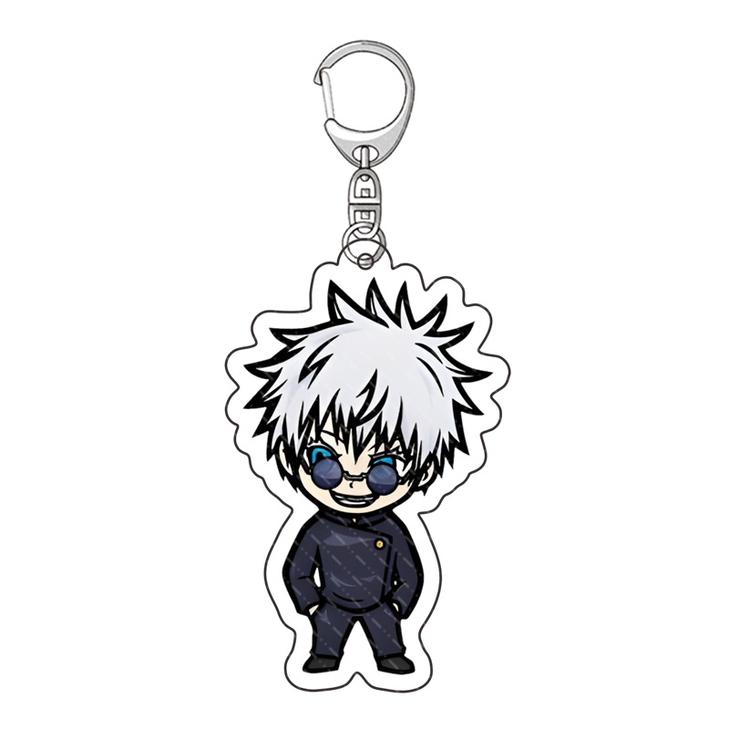 Jujutsu Kaisen Keyring Anime Keychain Gojo/Nanami Kento Key Chains ...