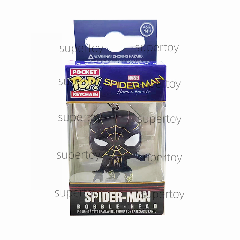 Funko Pop Keychain Marvel Avengers: Spider-Man Gwen Stacy Peter Parker ...