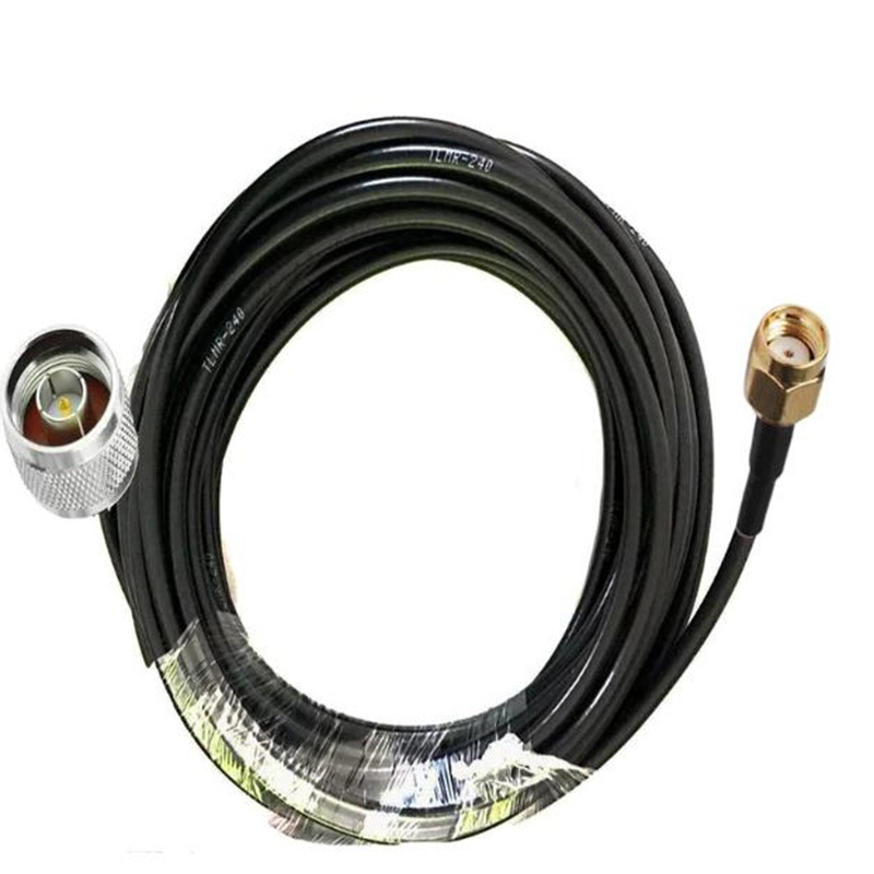 1pc 5/10/15/20/30m LMR240 50-4 RF coaxial cable RP-SMA Male to N male ...