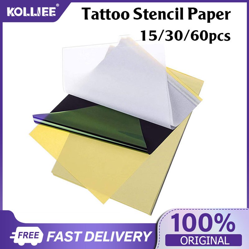 15/30/60/90pcs Tattoo Transfer Paper Tracing Copy Body Art Tattoo ...