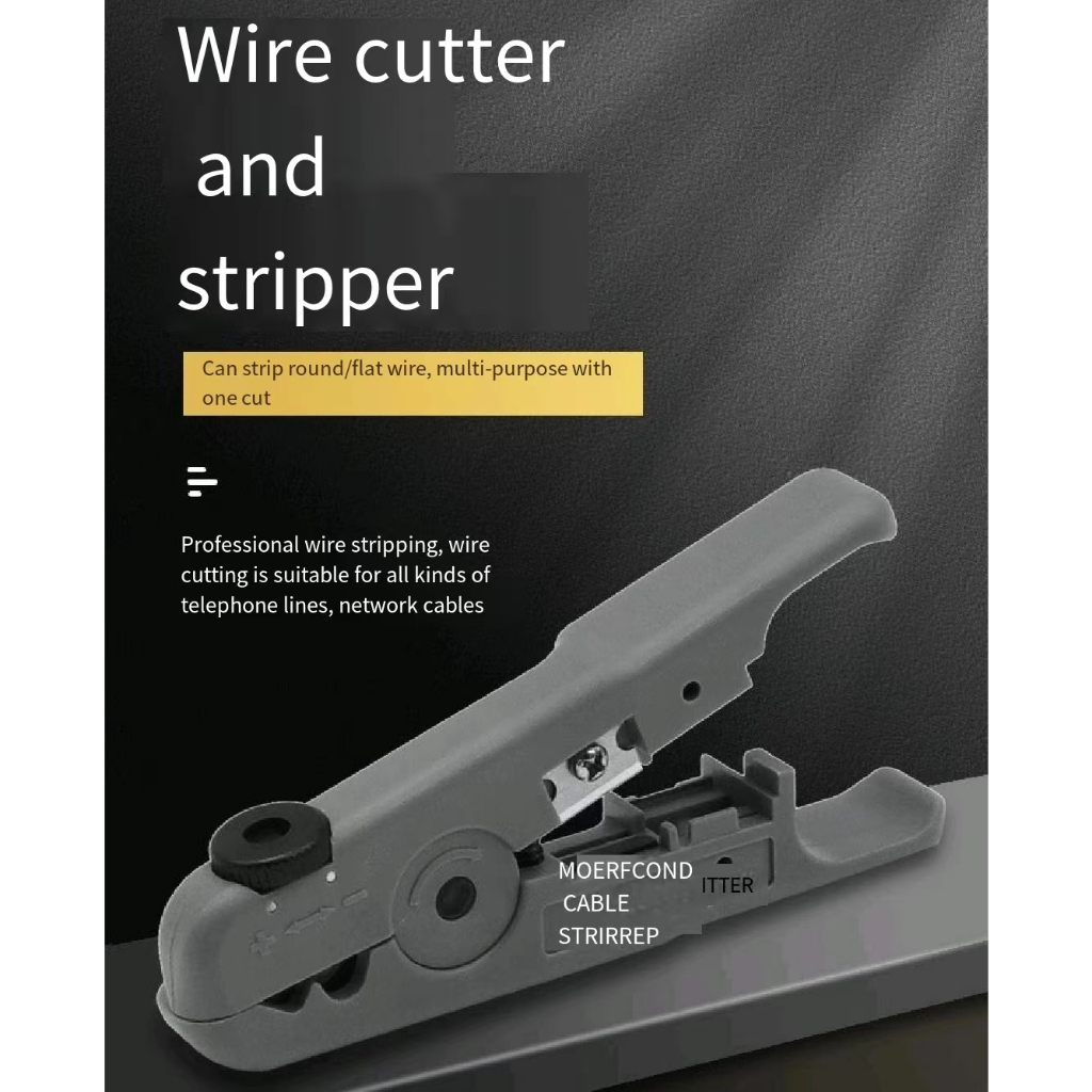 Network cable stripping knife cuts flat three-in-one multi-purpose wire ...