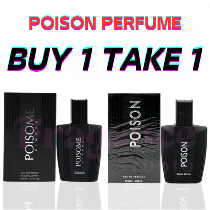 Diya【Buy 1 Take 1】POISON Perfume Spray for Men Long-Lasting Fragrance ...