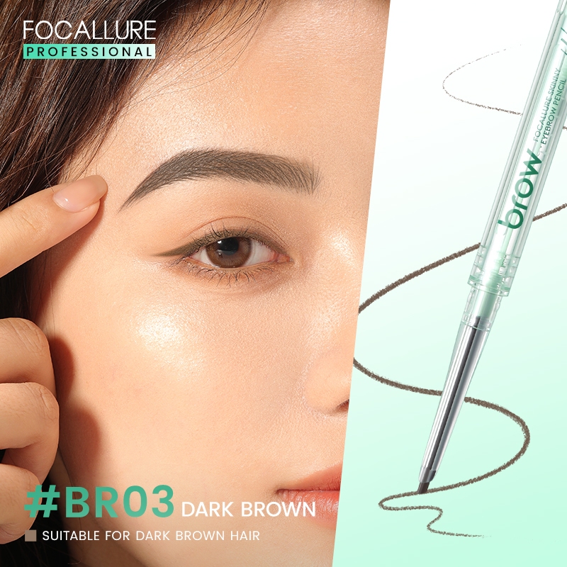 FOCALLURE Pro-stay 3D Eyebrow Pomade Cream 2-In-1 Transfer-proof ...