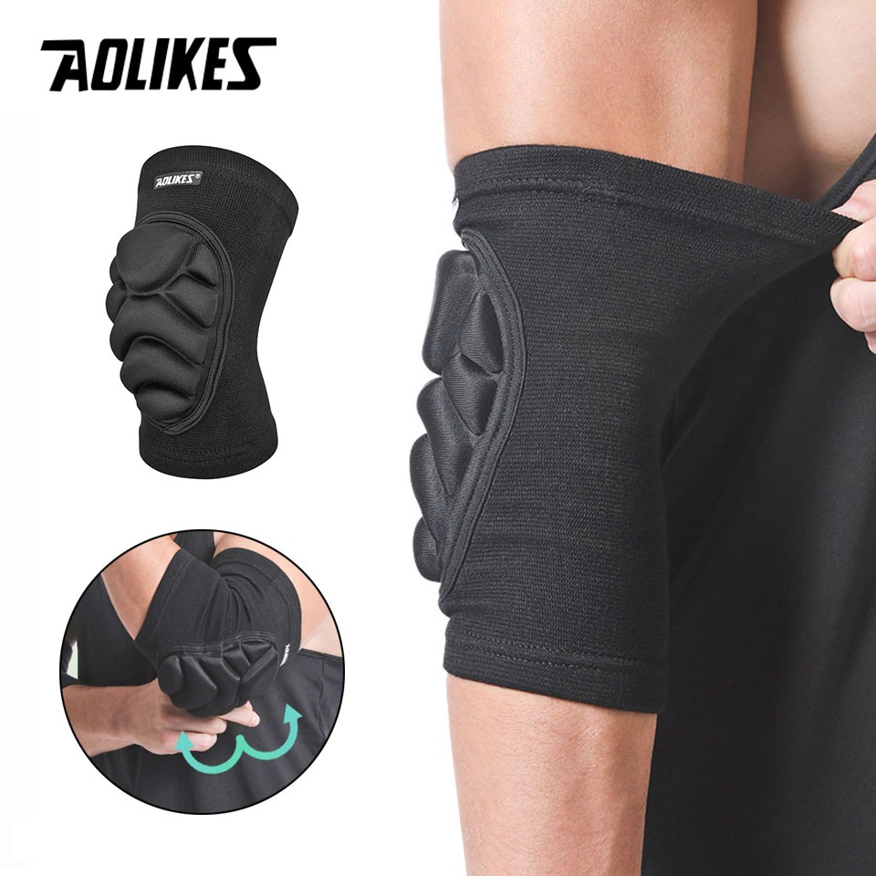AOLIKES 1Pair Elbow Pads Elbow Protector Volleyball Sponge Support ...