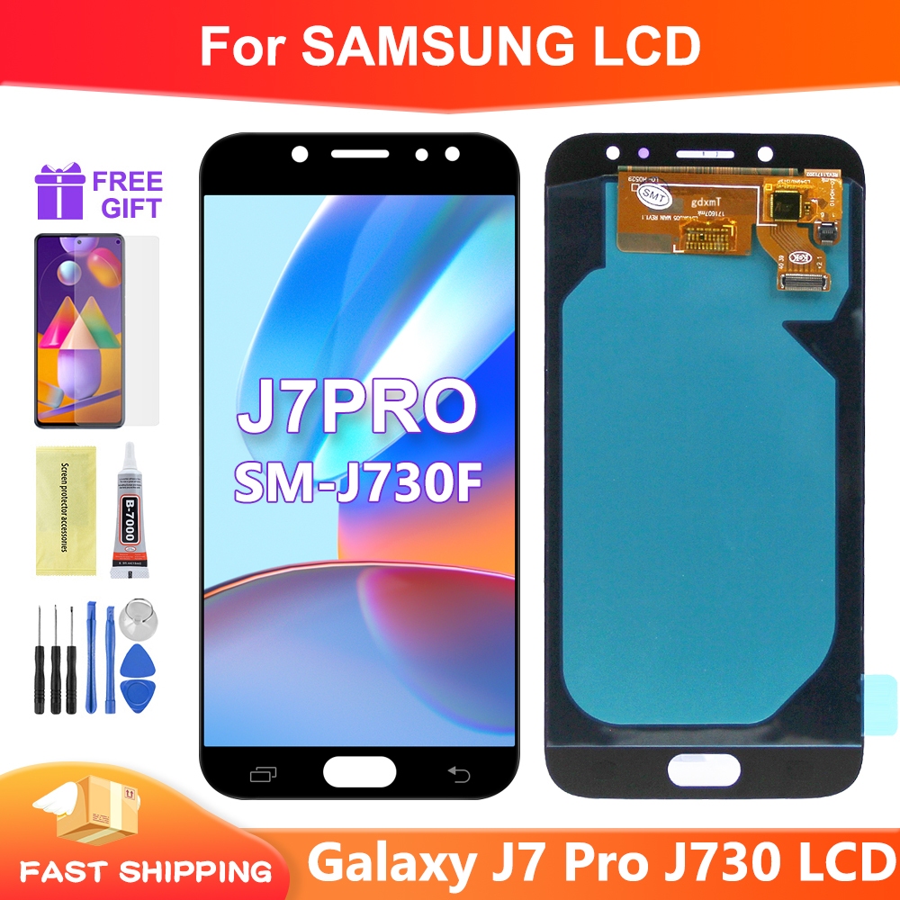 TFT For Samsung J7 Pro J730 J730F LCD Display Screen Touch Digitizer Assembly | Shopee Philippines